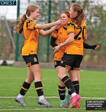 Reinhardt hits treble for U18s - PressReader