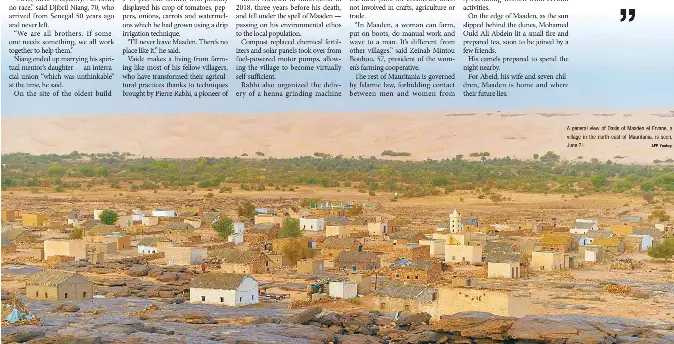 In heart of Mauritania’s desert, green oasis cultivates equality ...