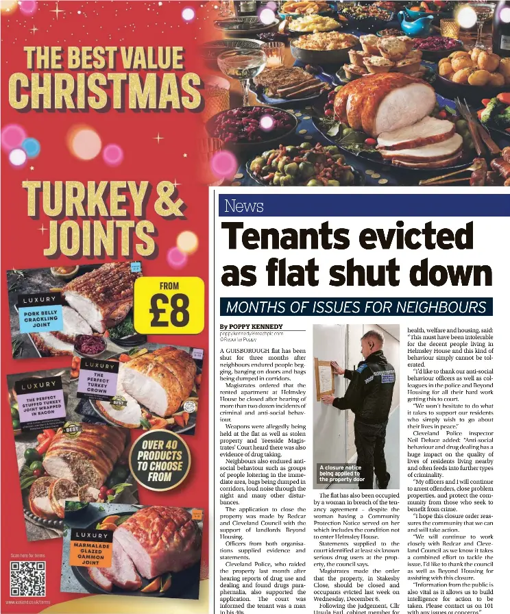 Tenants evicted as flat shut down - PressReader