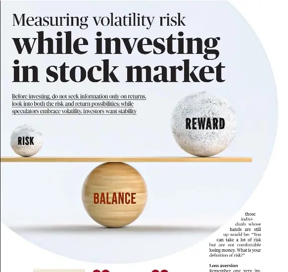 Measuring volatility risk while investing in stock market - PressReader