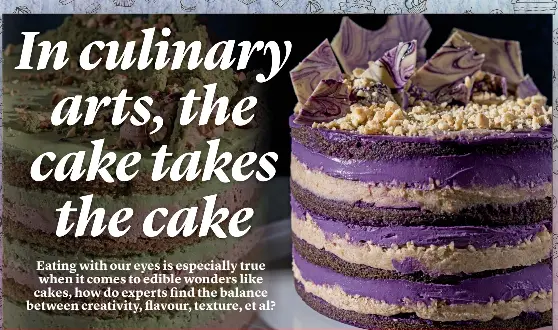 In culinary arts, the cake takes the cake - PressReader