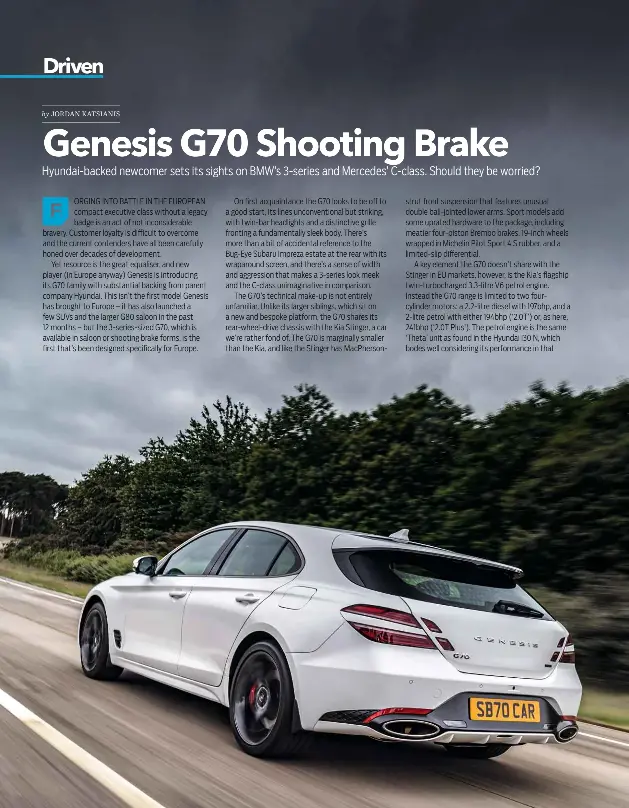 Genesis G70 Shooting Brake - PressReader
