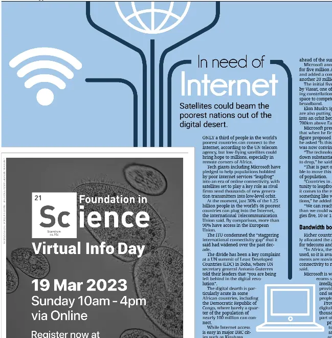 In need of Internet - PressReader