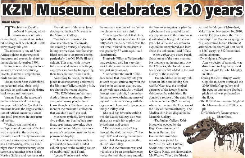 KZN Museum celebrates 120 years - PressReader