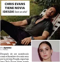 CHRIS EVANS TIENE NOVIA ¡DESDE - PressReader