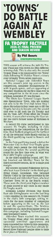 ‘TOWNS’ DO BATTLE AGAIN AT WEMBLEY - PressReader