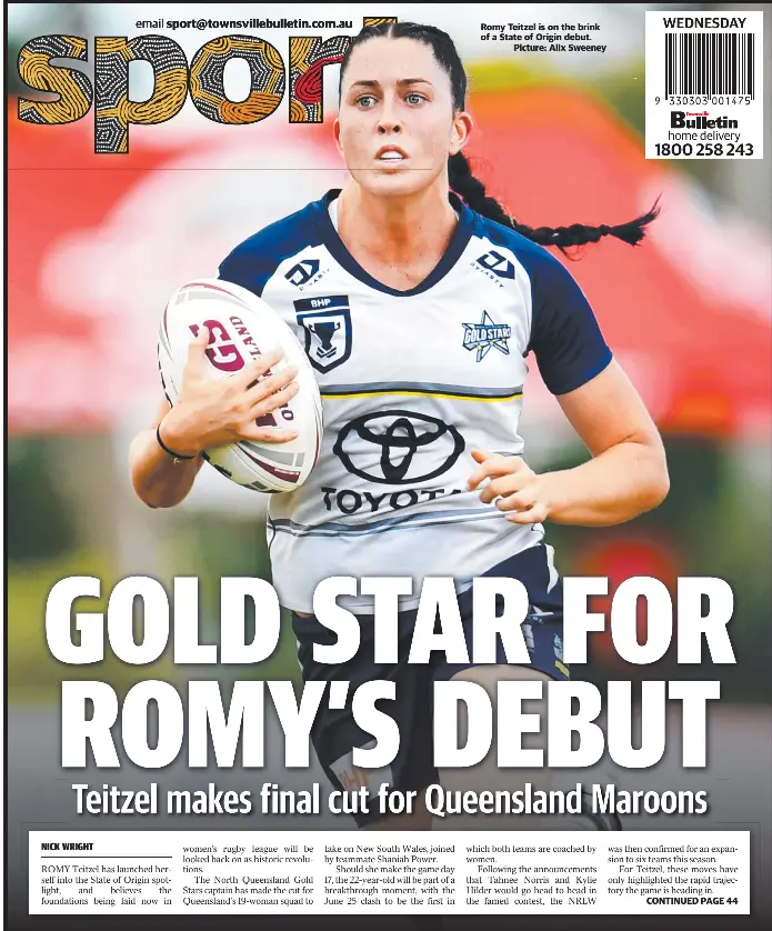 GOLD STAR FOR ROMY’S DEBUT - PressReader