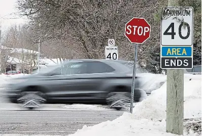 Surprise! Waterloo reduced speed limits and drivers actually responded ...