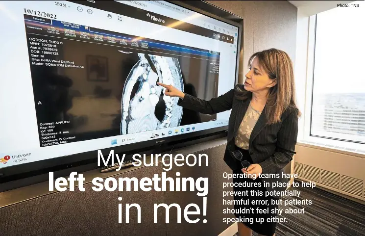 My surgeon left something in me! - PressReader