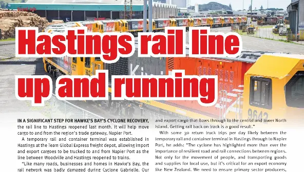 Hastings rail line up and running - PressReader