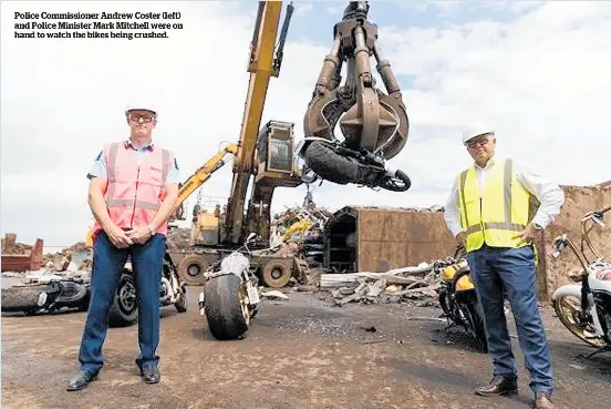 Seized gold-plated bikes go on the scrap heap - PressReader