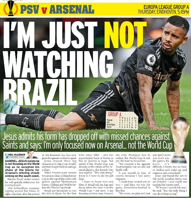 I’M JUST NOT WATCHING BRAZIL - PressReader