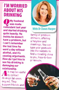I’M WORRIED ABOUT HIS DRINKING - PressReader