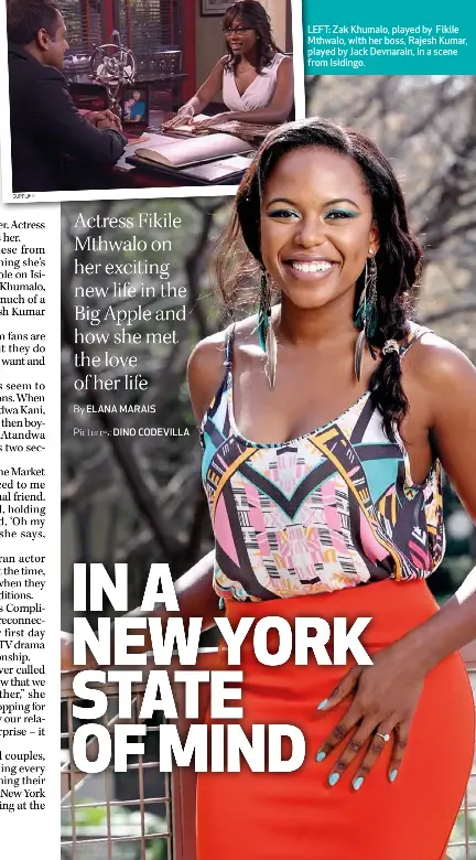 Fikile Mthwalo’s New York dream. - PressReader
