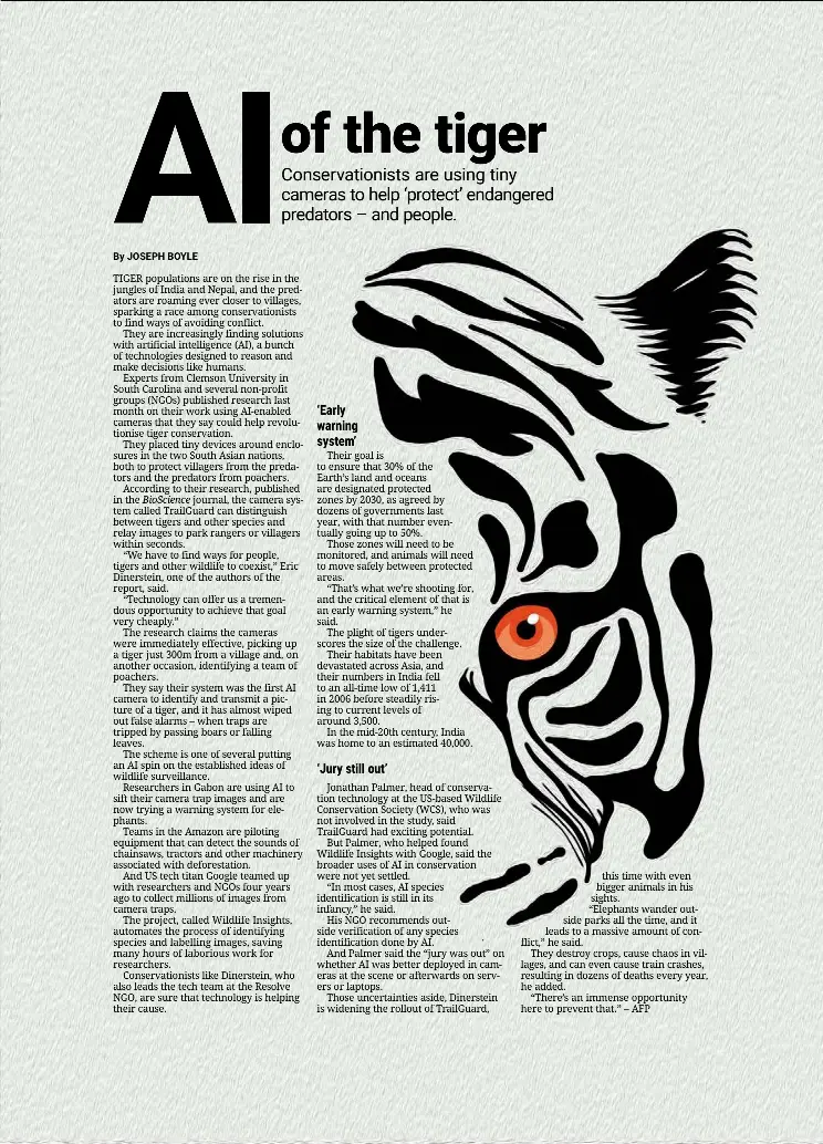 AI of the tiger - PressReader