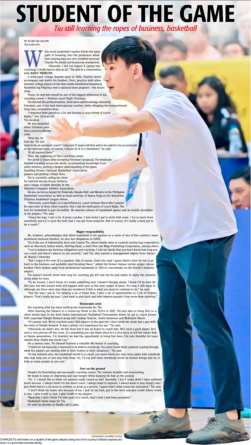 STUDENT OF THE GAME - PressReader