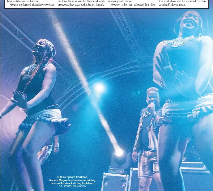 MogWe entertains fans tHrougH social MeDia - PressReader