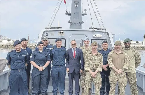 HMS Cutlass joins forces with Morocco for security training - PressReader