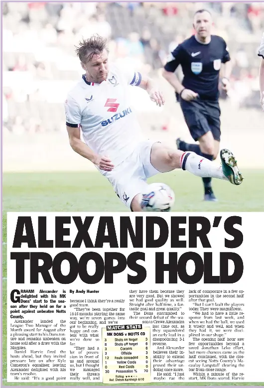 ALEXANDER’S CHEER AS HIS TROOPS HOLD THE MAGPIES - PressReader