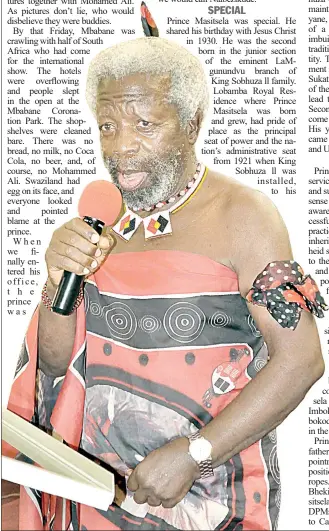TRIBUTE Prince Masitsela passes away at rare age of 92 - PressReader