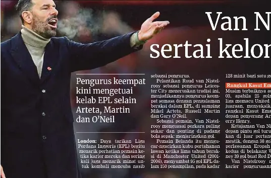 Van Nistelrooy sertai kelompok elit - PressReader