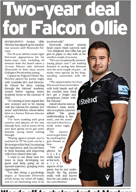 Two-year deal for Falcon Ollie - PressReader