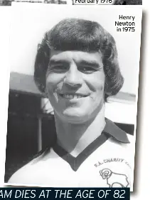 RAMS MOURN LOSS OF HENRY NEWTON FROM 74-75 TITLE WINNERS | Derby ...