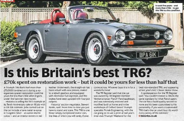 Is this Britain’s best Tr6? - PressReader