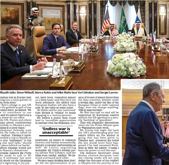 Russia’s fury at UK peace plan - PressReader