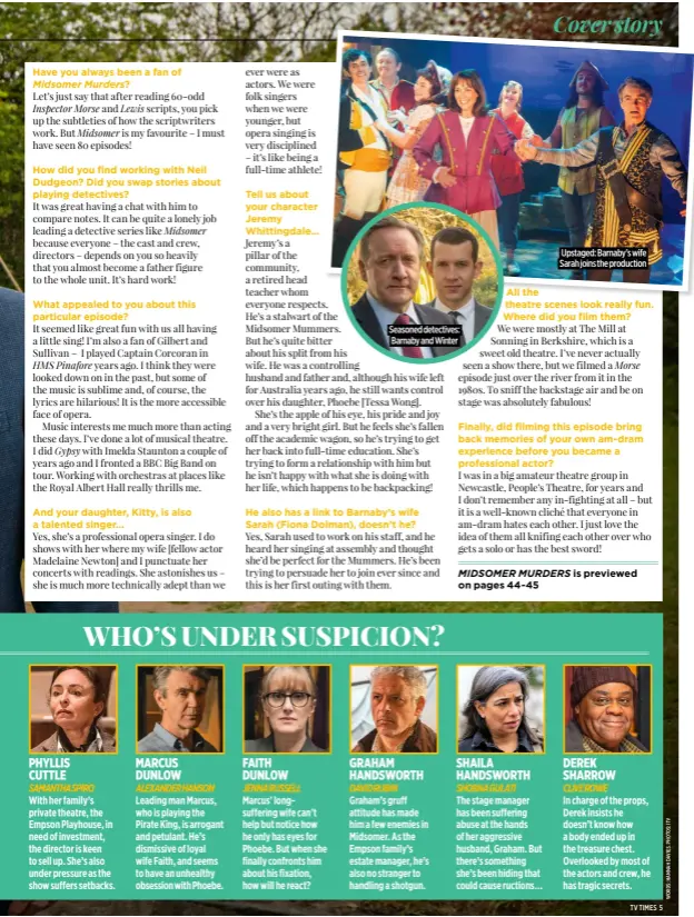 Lewis star Kevin Whately on his triumphant return to crime drama as a suspect in Midsomer ...