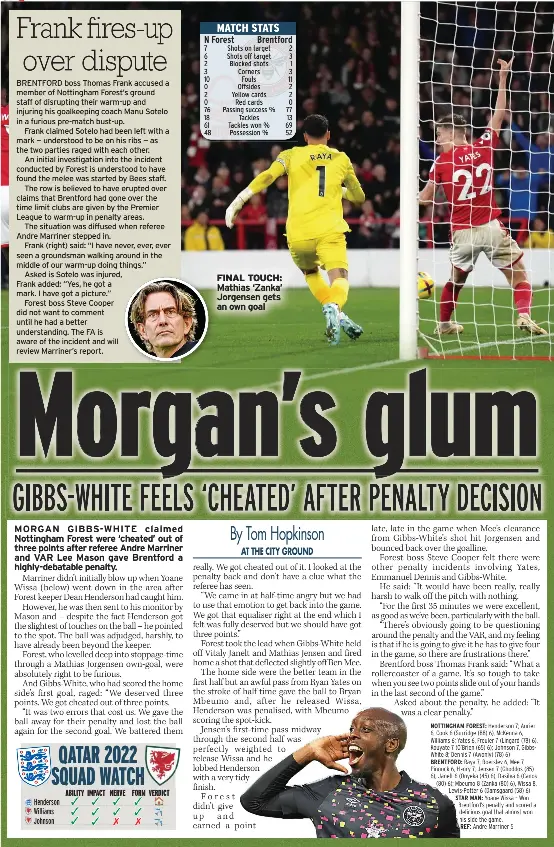 Morgan’s glum - PressReader