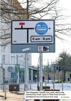 Bus lane which hands out most fines revealed - PressReader