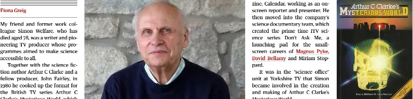 Simon Welfare obituary - PressReader