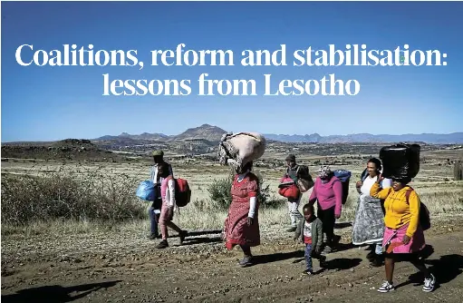 Coalitions, reform and stabilisat­ion: lessons from Lesotho - PressReader