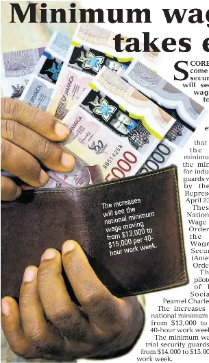 Minimum wage increase takes effect today - PressReader