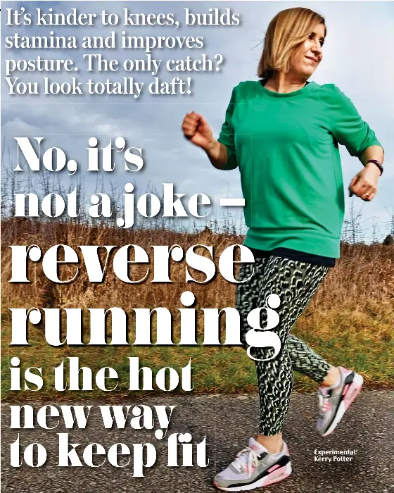 No, it’s not a joke – reverse running is the hot new way to keep fit ...