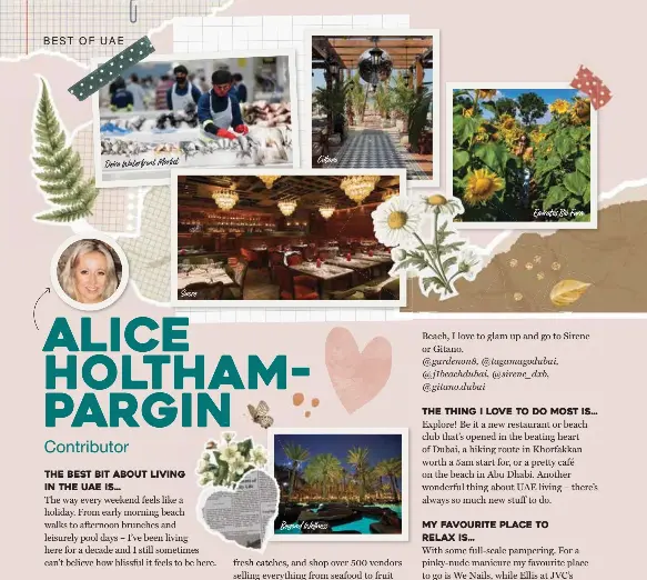 ALICE HOLTHAM- PARGIN Contributo­r - PressReader