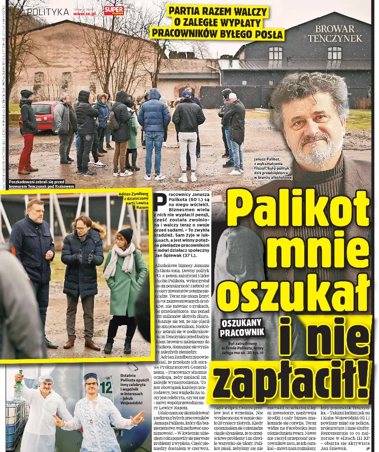 Palikot mnie oszukał i nie zapłacił! - PressReader