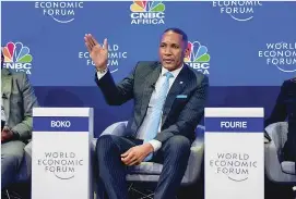 Boko woos investors at the WEF - PressReader