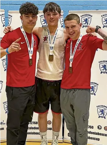 Boxing club wins triple gold success - PressReader