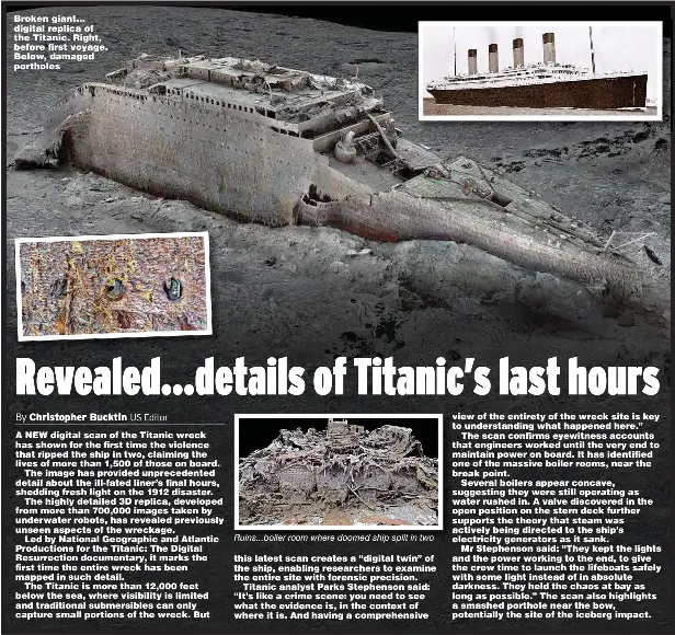 Revealed...details of Titanic’s last hours - PressReader