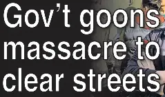 IRAN ON LOCKDOWN Gov’t goons massacre to clear streets - PressReader