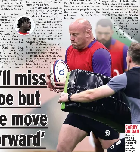 COLE IS UPSET BY EXIT OF ROOM-MATE MARLER ‘I’ll miss Joe but we move forward’ - PressReader