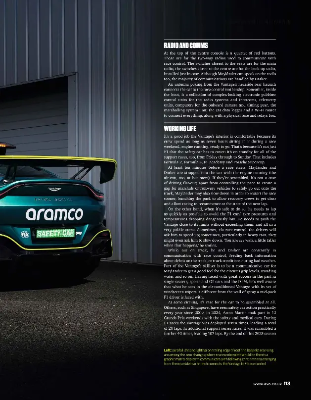 ANATOMY OF AN F1 SAFETY CAR - PressReader