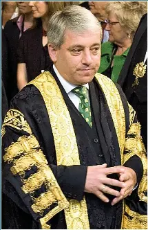 SPEAKER BERCOW’S WIFE HAS AFFAIR... WITH HIS COUSIN - PressReader