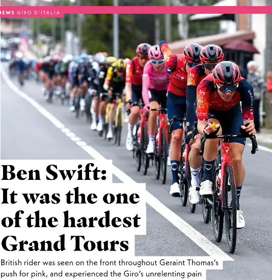 Ben Swift: It was the one of the hardest Grand Tours - PressReader