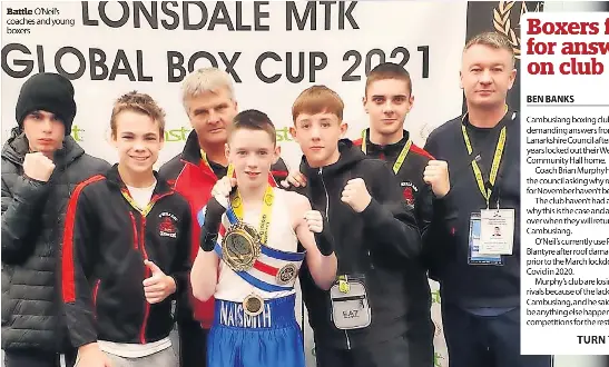 Boxers fight for answers on club hall - PressReader