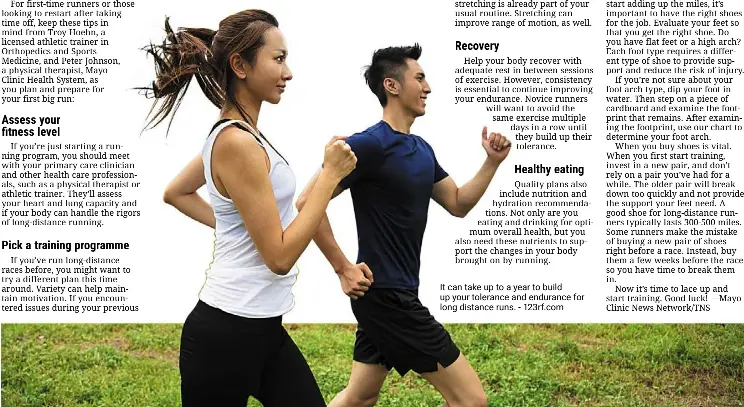 Tips on planning for a long run - PressReader