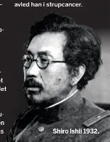 Shiro Ishii slapp undan - PressReader