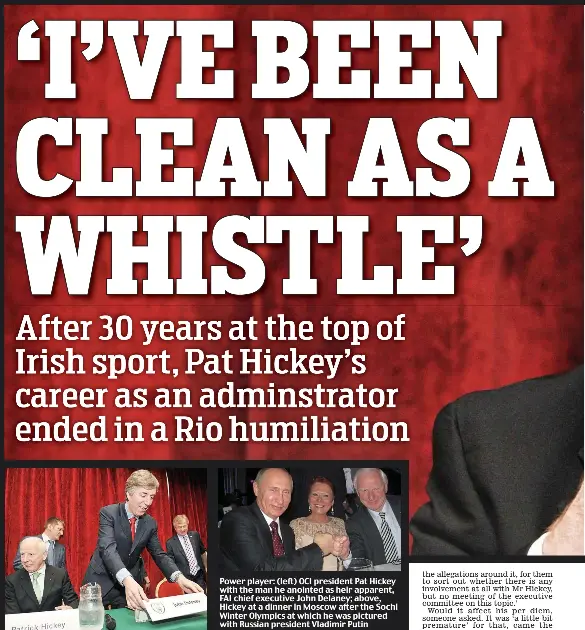 ‘I’VE BEEN CLEAN AS A WHISTLE’ - PressReader